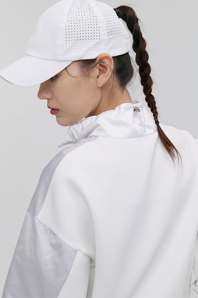 Monday Flow String Ponytail Cap - White– Sokim