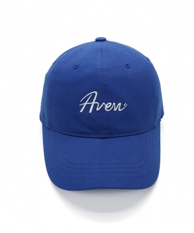 AVEN Cursive Embroidery Ball Cap - Blue– Sokim