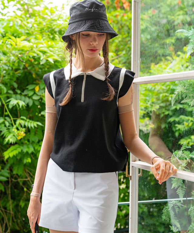 BENECIA 12 Liz Cap Sleeve Knit - Black– Sokim