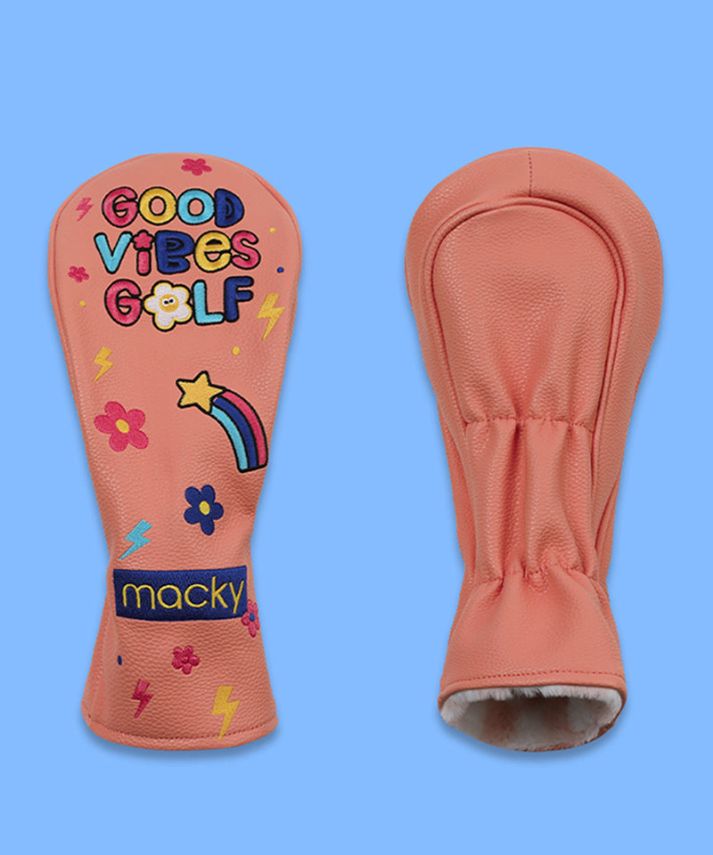 MACKY Golf: Good Vibe Driver Cover - Coral– Sokim