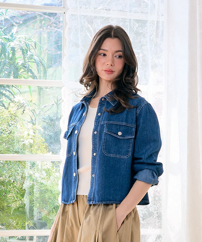 BENECIA 12 Deli Denim Shirt - Blue