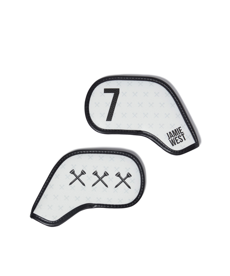 Jamie West Henry Iron Headcovers - White