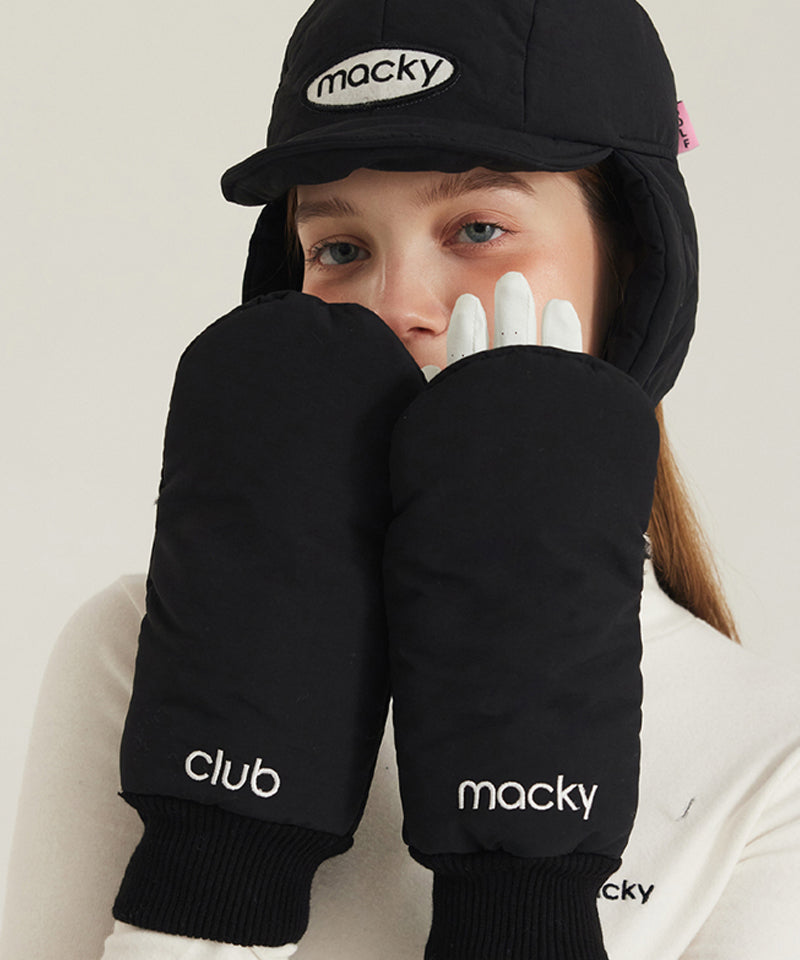 MACKY Golf: Logo Padded Glove - Black– Sokim