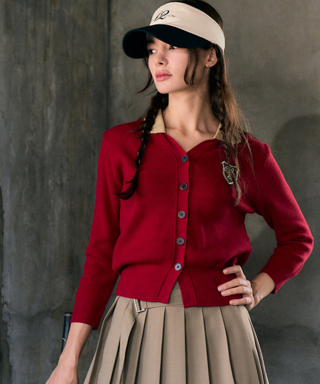 BENECIA 12 Minimal Hachi Collar - Red