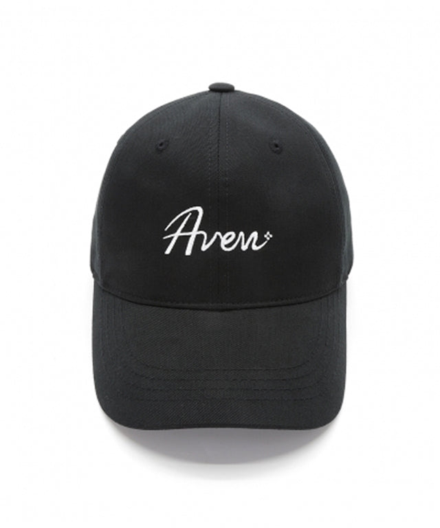 AVEN Cursive Embroidery Ball Cap - Black– Sokim