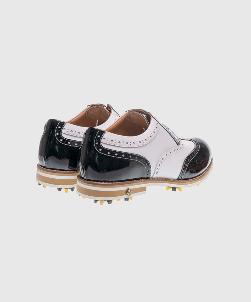 ALL CLASSIC Golf Noble Wingtip Classic Golf Shoes - Black Patent– Sokim
