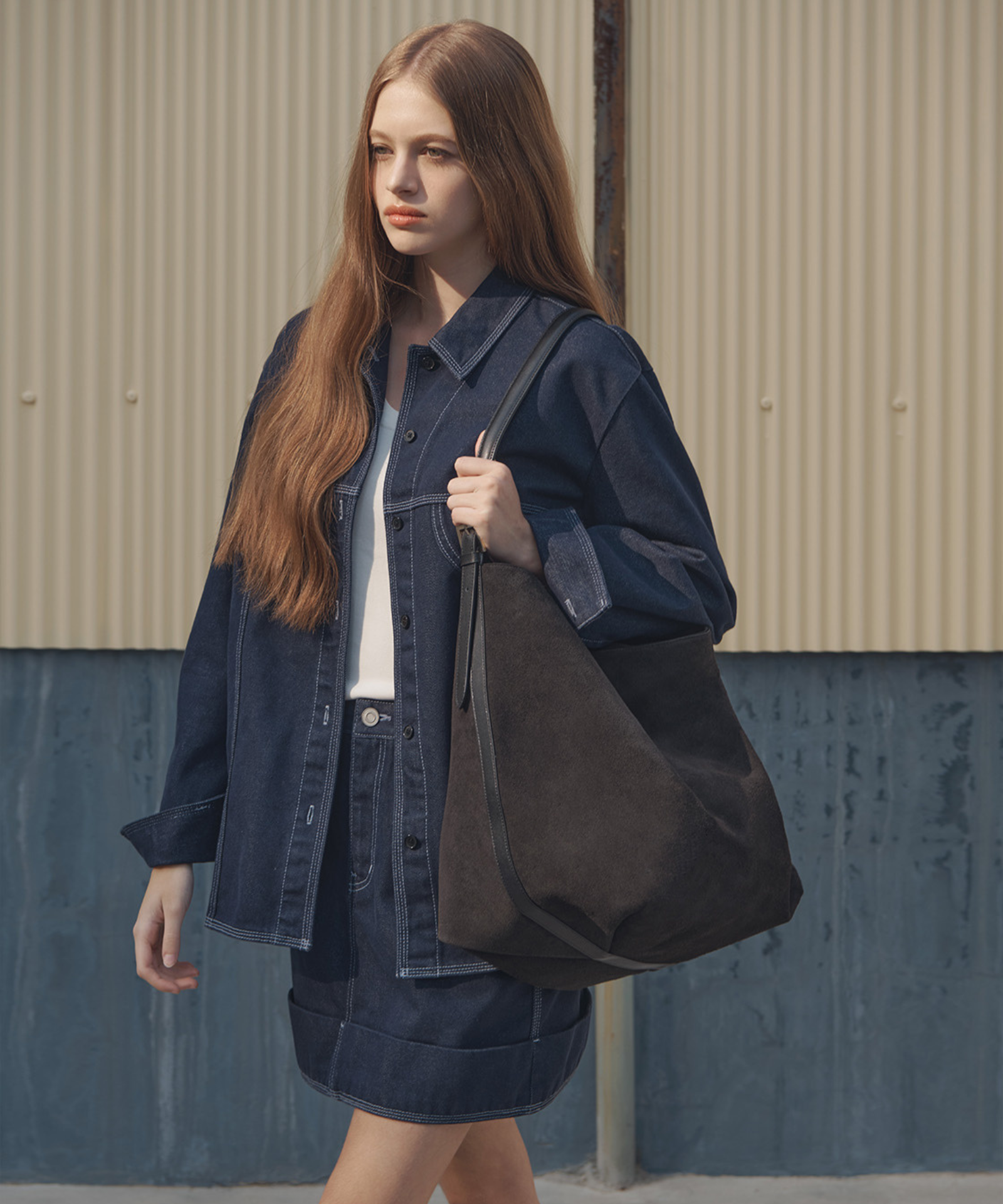 CLAVE Ellie Suede Dark Brown