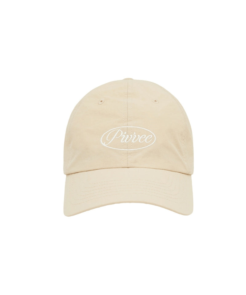 Piv'vee Nylon Ball Cap Milk Tea Beige