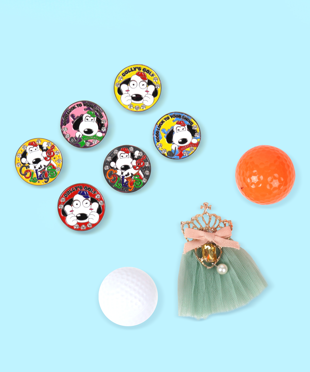 Colly's Snoopy Thumbs Golf Ball Marker - Large Cubic Stones